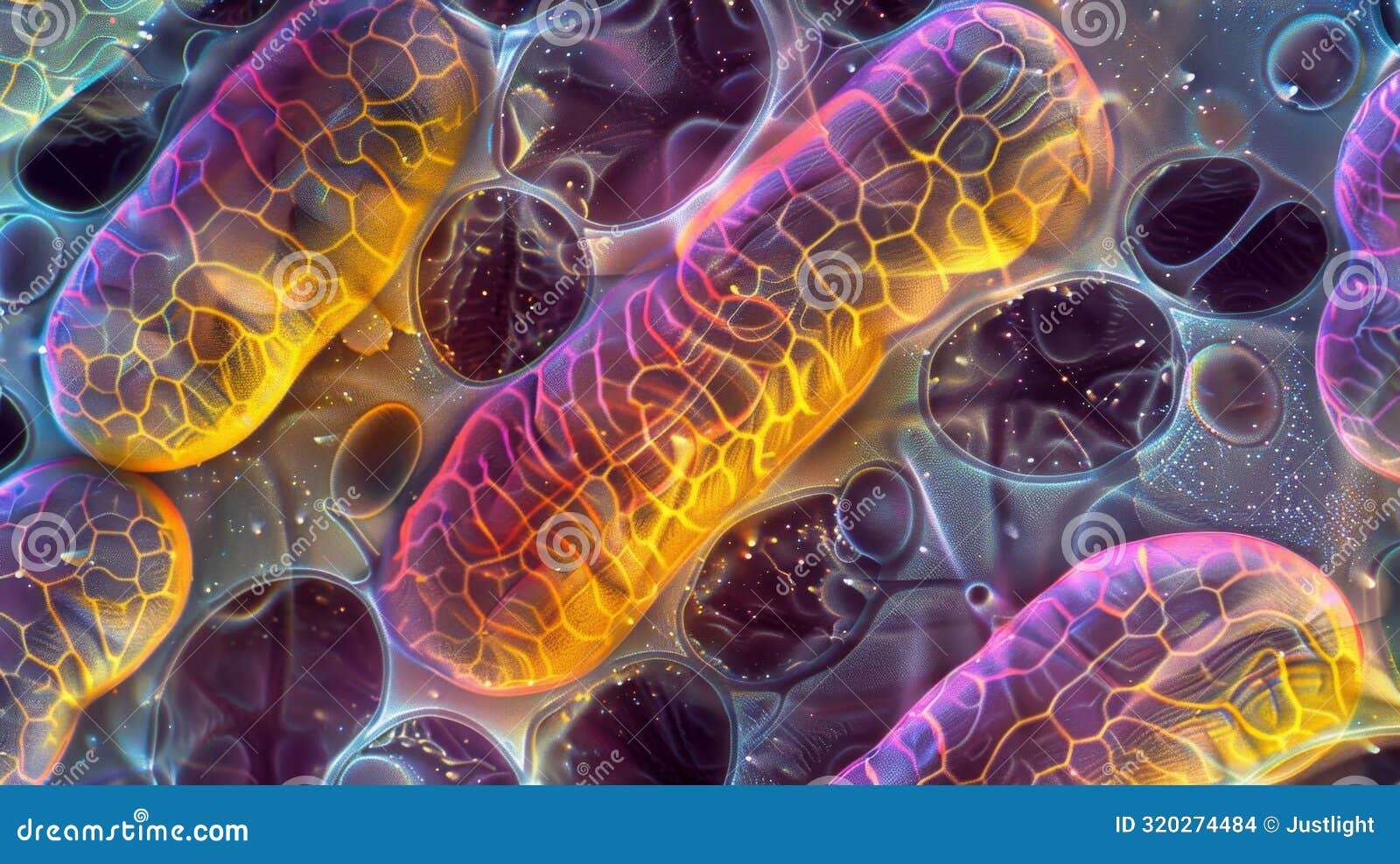 Mitochondria Electron Microscope Color