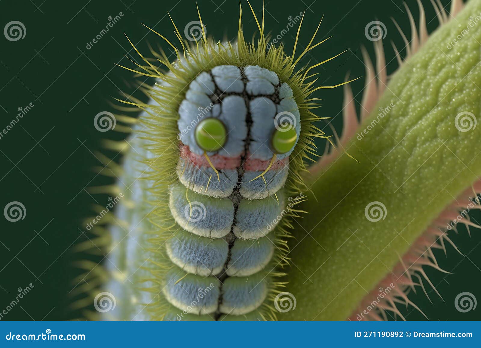 Electron Microscope Image of a Dust Mite Created by Generative AI Stock ...