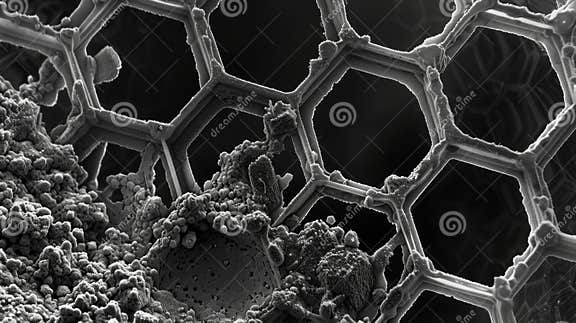 An Electron Microscope Image of a Graphene Transistor with Minute ...