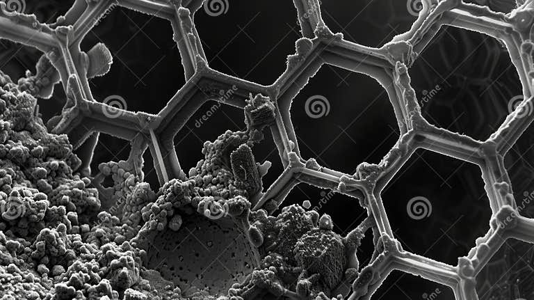 An Electron Microscope Image of a Graphene Transistor with Minute ...