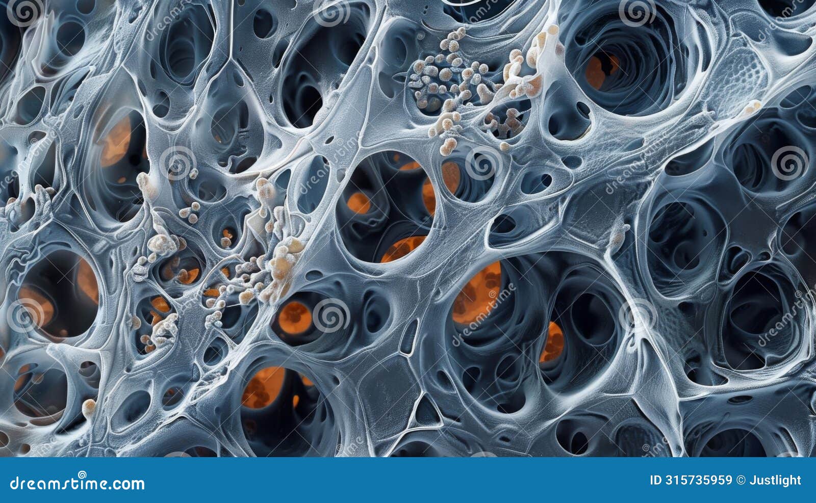 An Electron Microscope Image of a Plant Cells Primary Cell Wall Showing ...