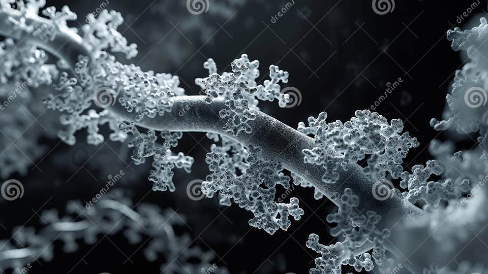 An Electron Microscope Image Showing the Intricate and Precise ...