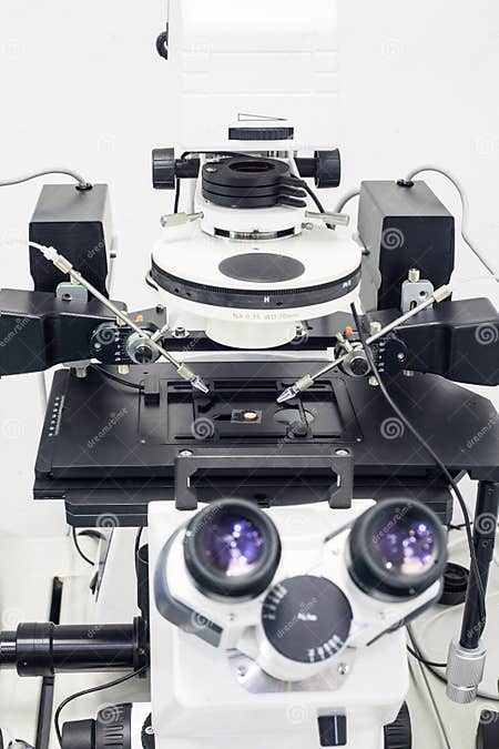 Electron microscope stock image. Image of equipment, object - 30094991