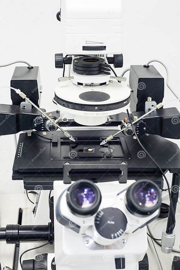 Electron microscope stock image. Image of equipment, object - 30094991