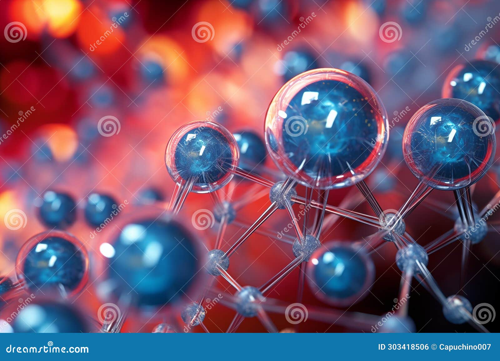Electron Microscopic Structure of Hydrogen Atom by Generative AI Stock ...