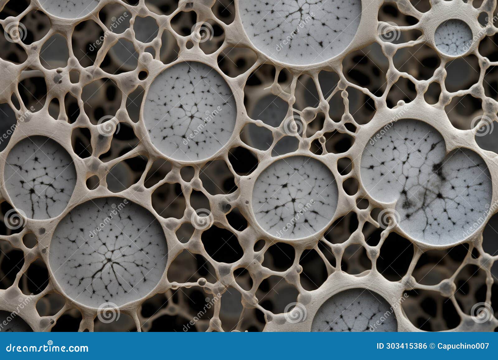 Electron Microscopic Structure of Nucleus by Generative AI Stock ...