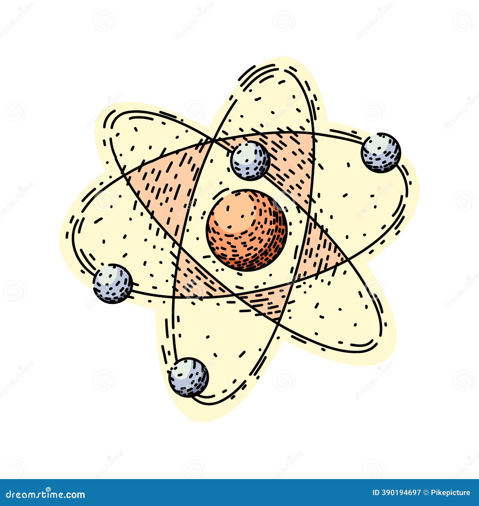 Isotope Vector Illustration. Labeled Scheme With Hydrogen Atomic ...