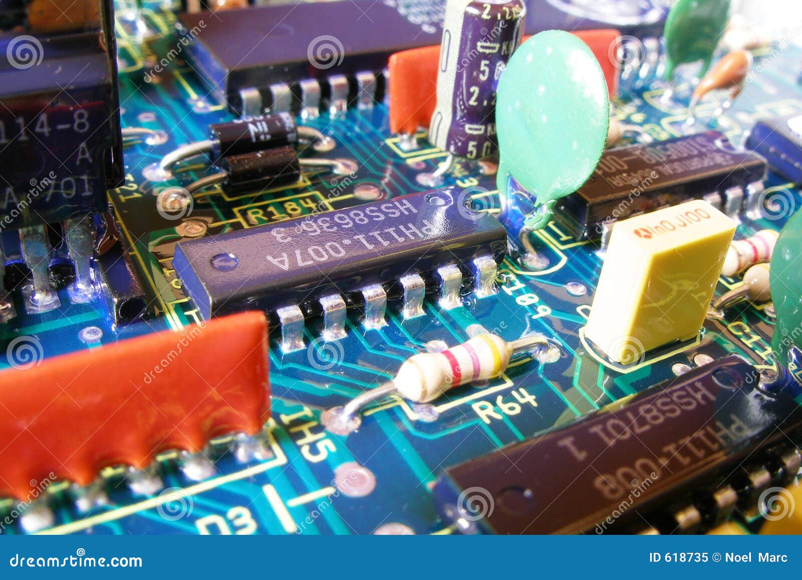 Electronic stock image. Image of modern, condenser, technology - 618735