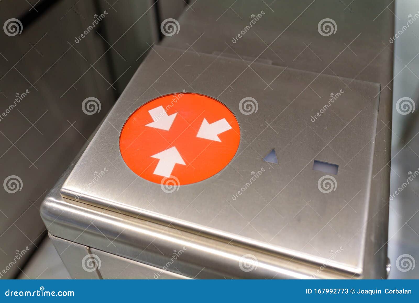 Electronic Access Doors To the Subway Stock Image - Image of door ...