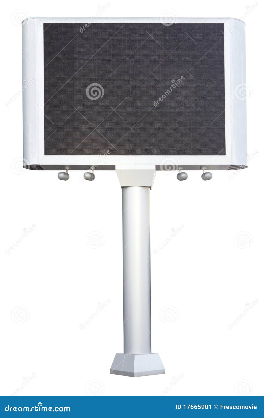 Electronic Advertising Panel Stock Image - Image of news, outside: 17665901