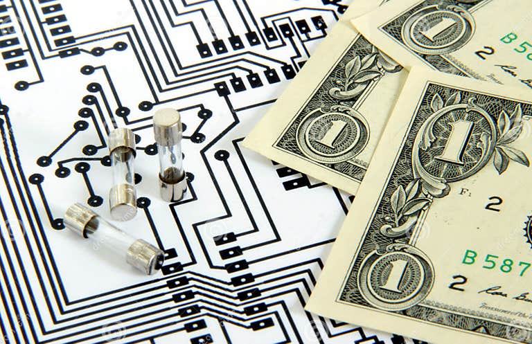 Electronic age stock image. Image of components, charge - 24892203