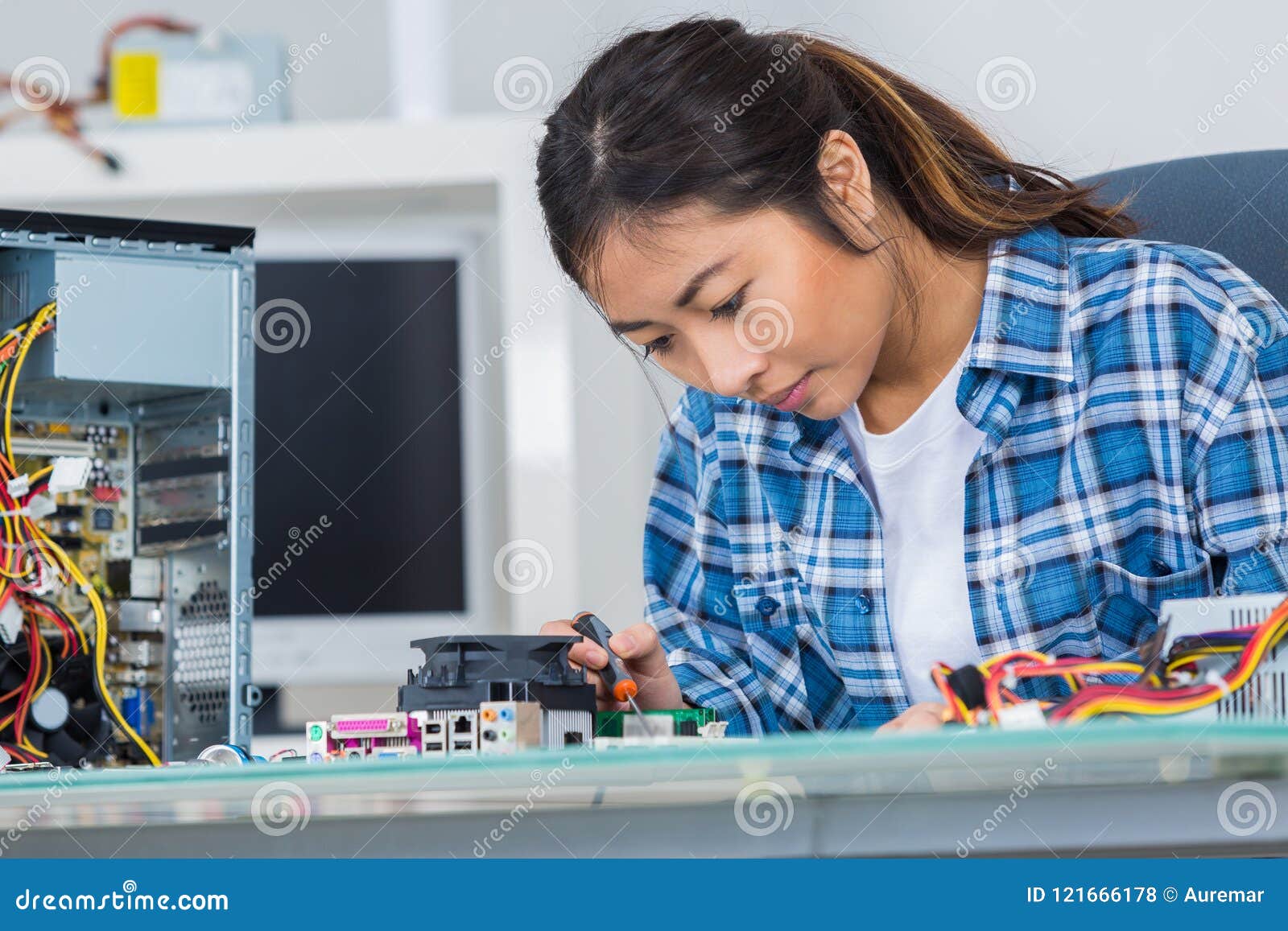 Electronic Assembler at Work Stock Photo - Image of mounting ... Electronic Assembler at Work Stock Photo - Image of mounting ...