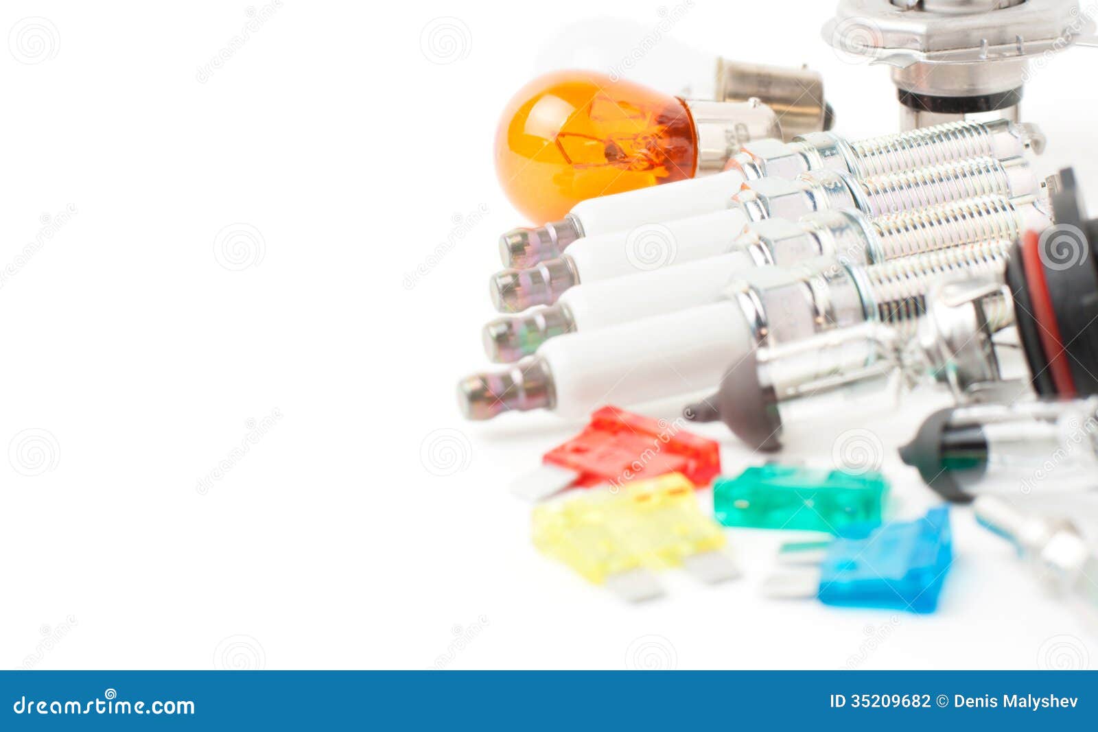 Electronic Auto Parts Background Stock Photo - Image of mechanic, lamp ...