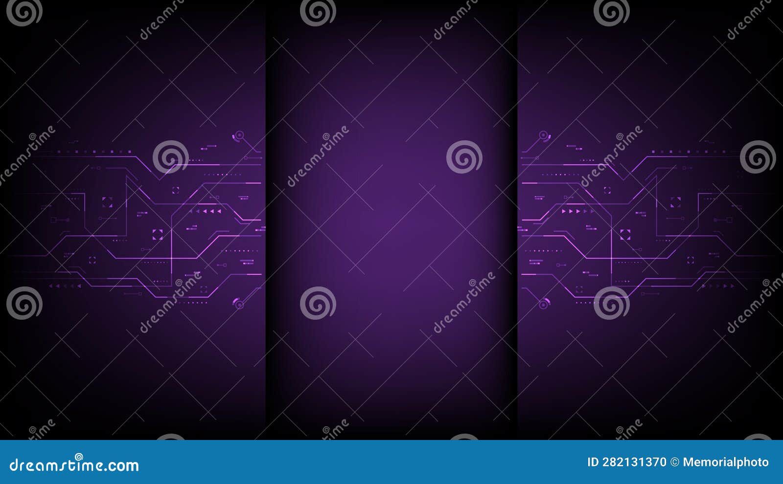 Electronic Background Technology. Abstract Computer Networking Template ...