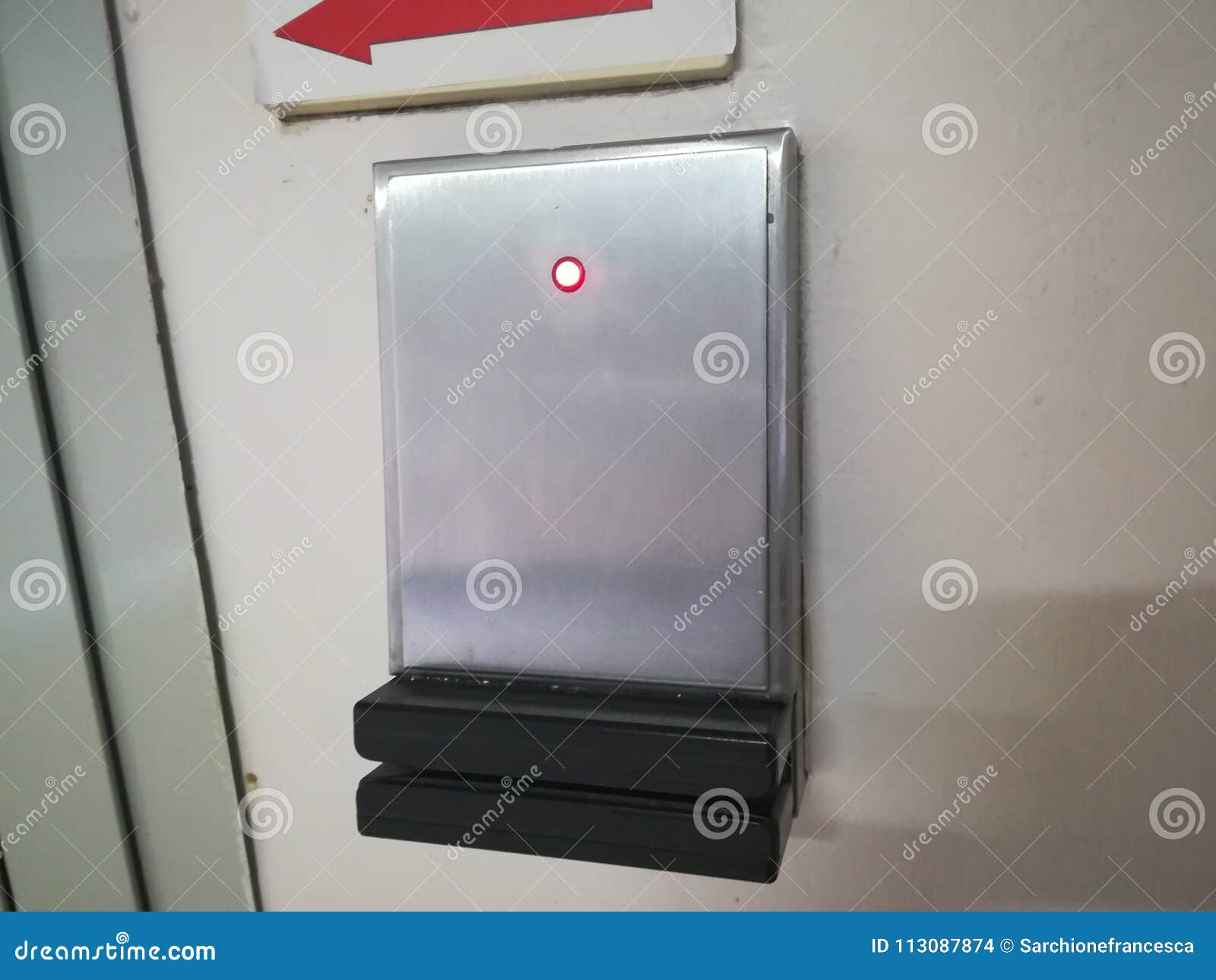 Electronic badge readers stock photo. Image of swipe - 113087874