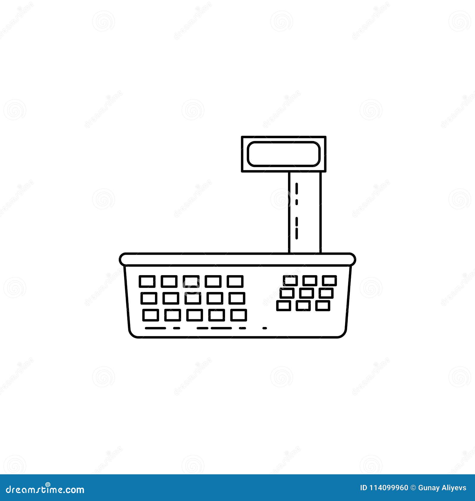 Electronic Balance Icon. Element of Measuring Instruments for Mobile ...