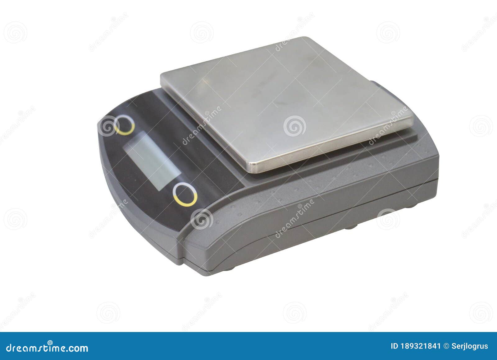 Electronic Balance. Isolated on White Stock Image - Image of instrument ...