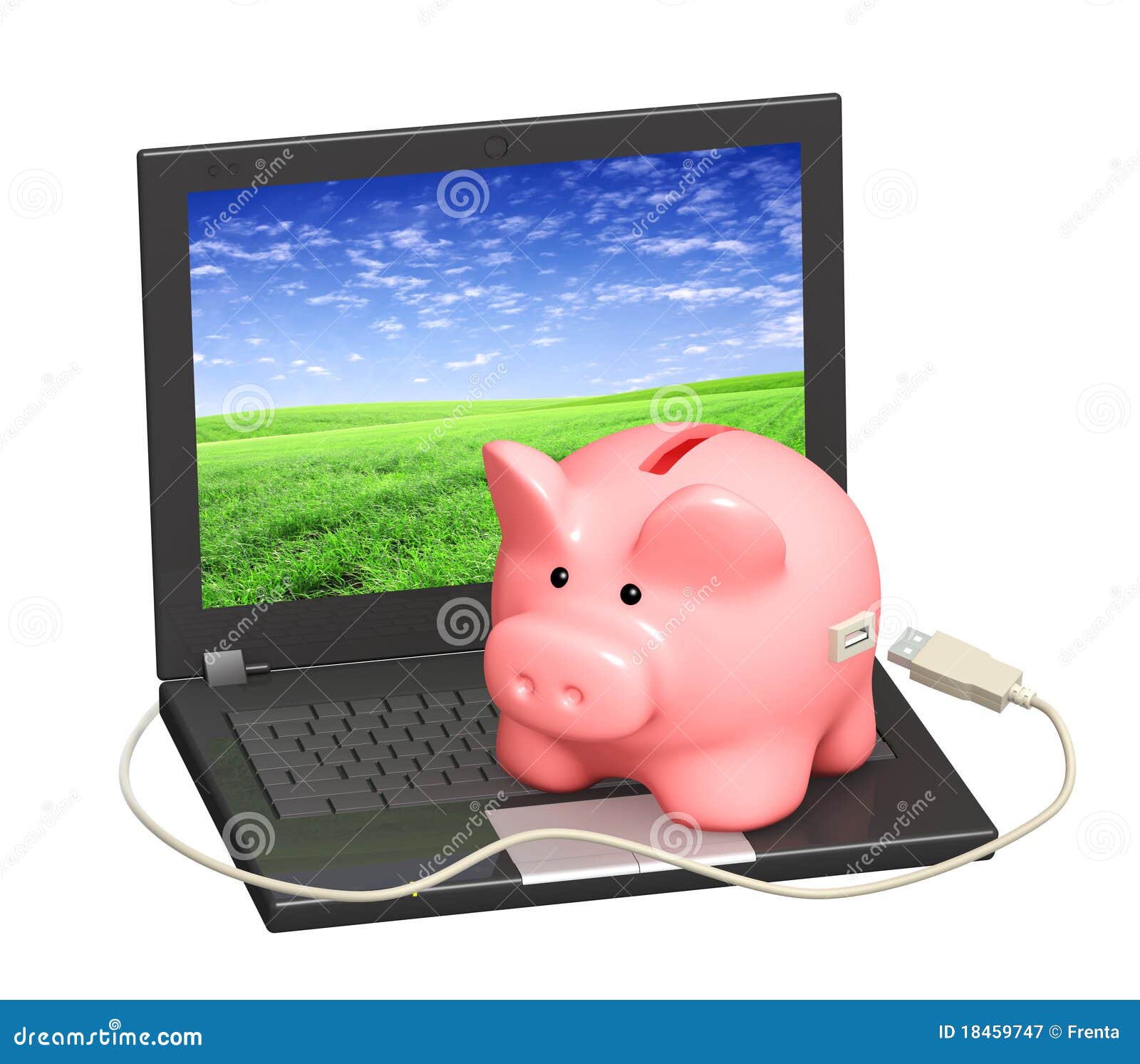 Electronic bank account stock illustration. Illustration of connection ...