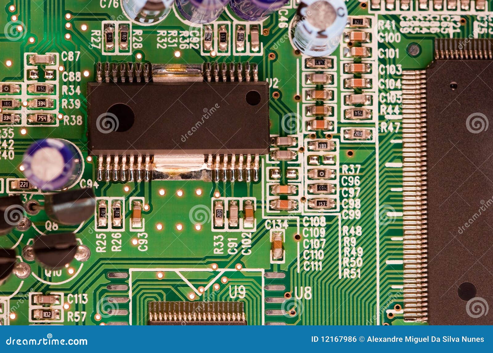Electronic board stock photo. Image of chip, connection - 12167986