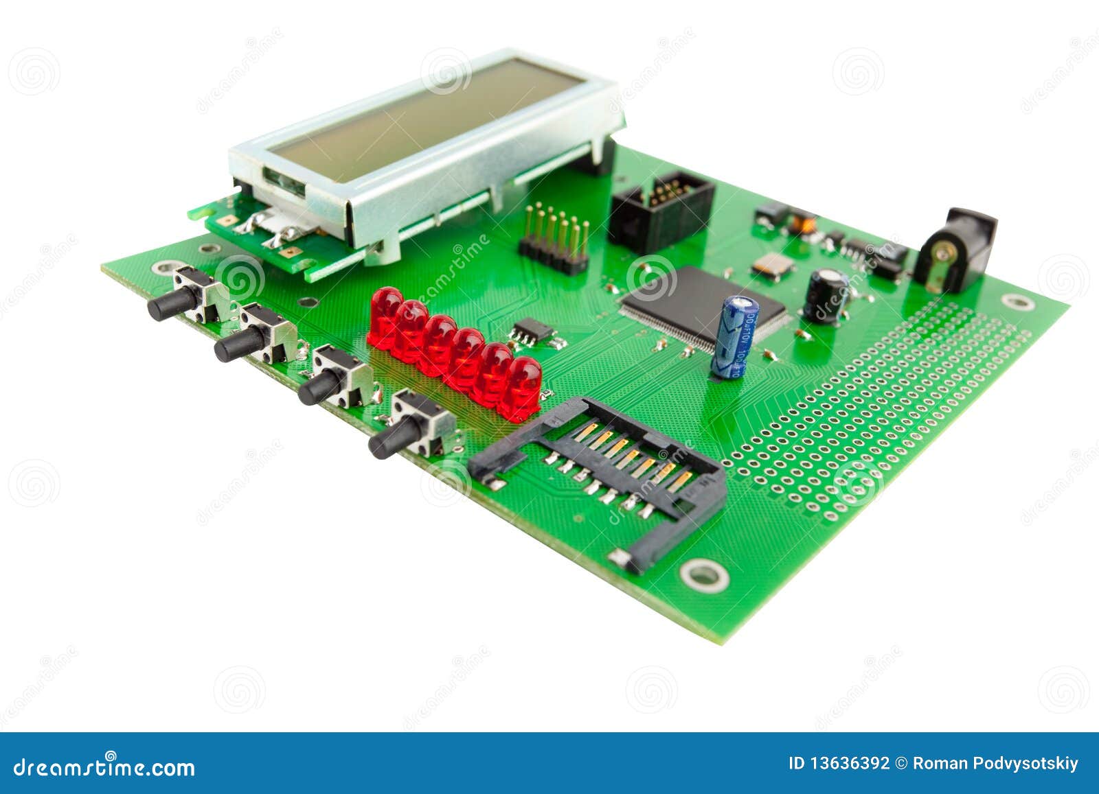 Electronic board stock photo. Image of flux, mainboard - 13636392