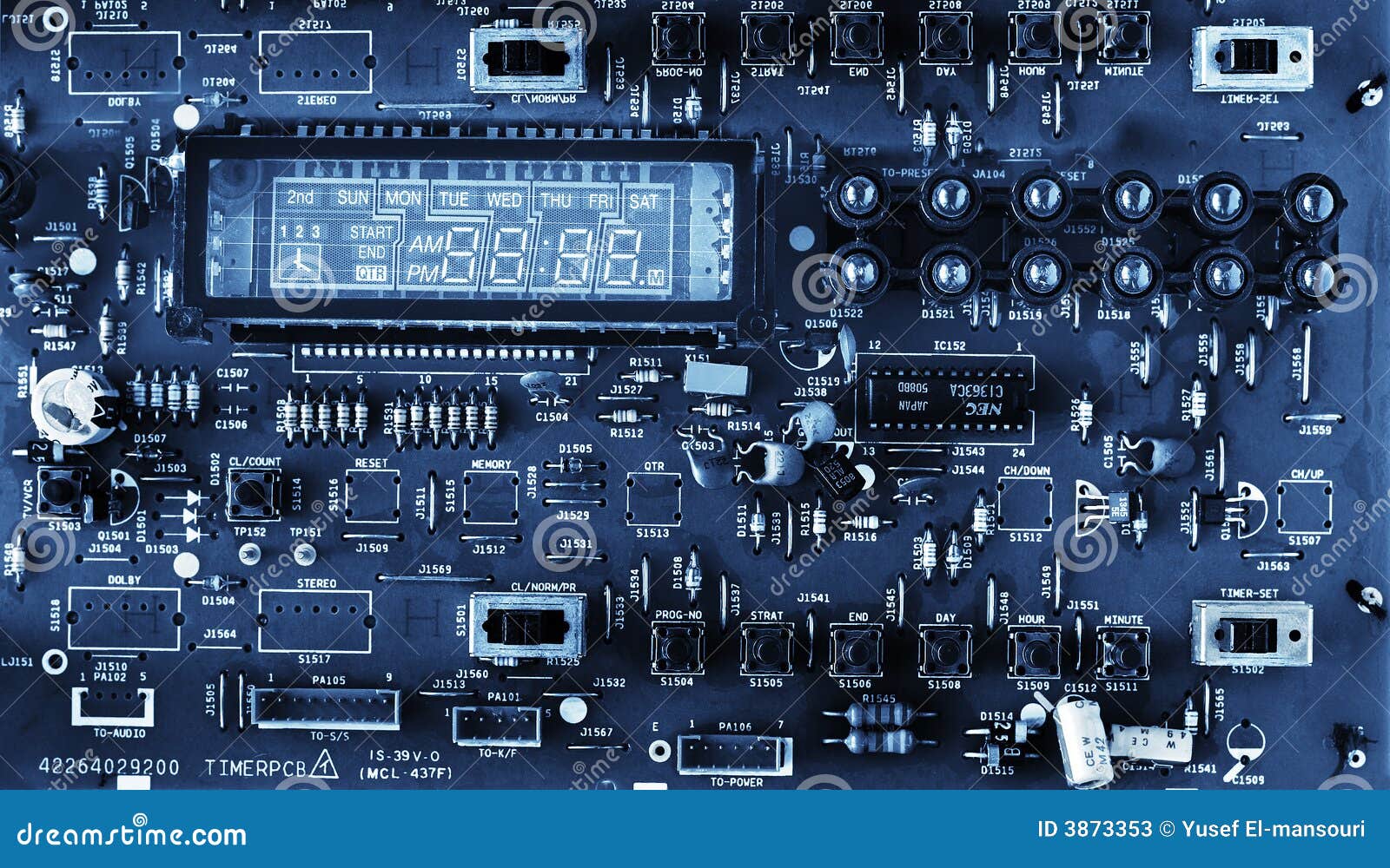 Electronic board stock image. Image of board, engineer - 3873353