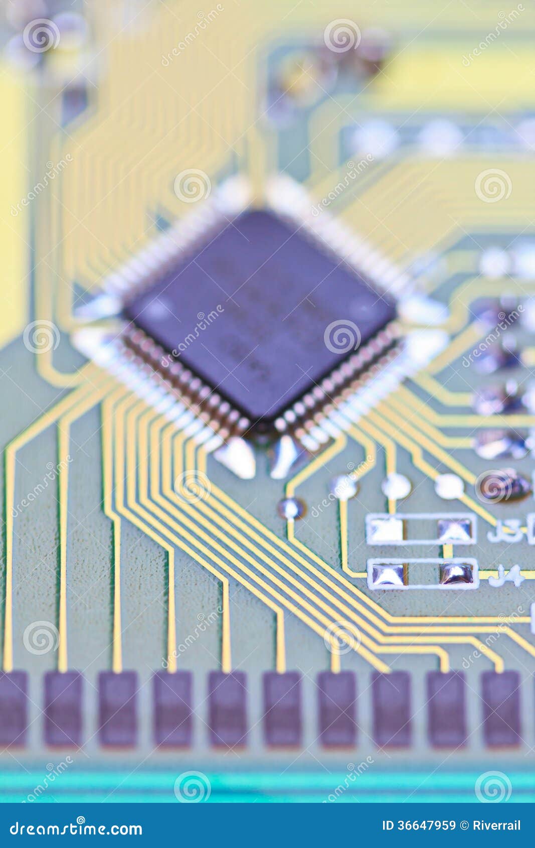 Electronic board stock image. Image of electronic, chip - 36647959