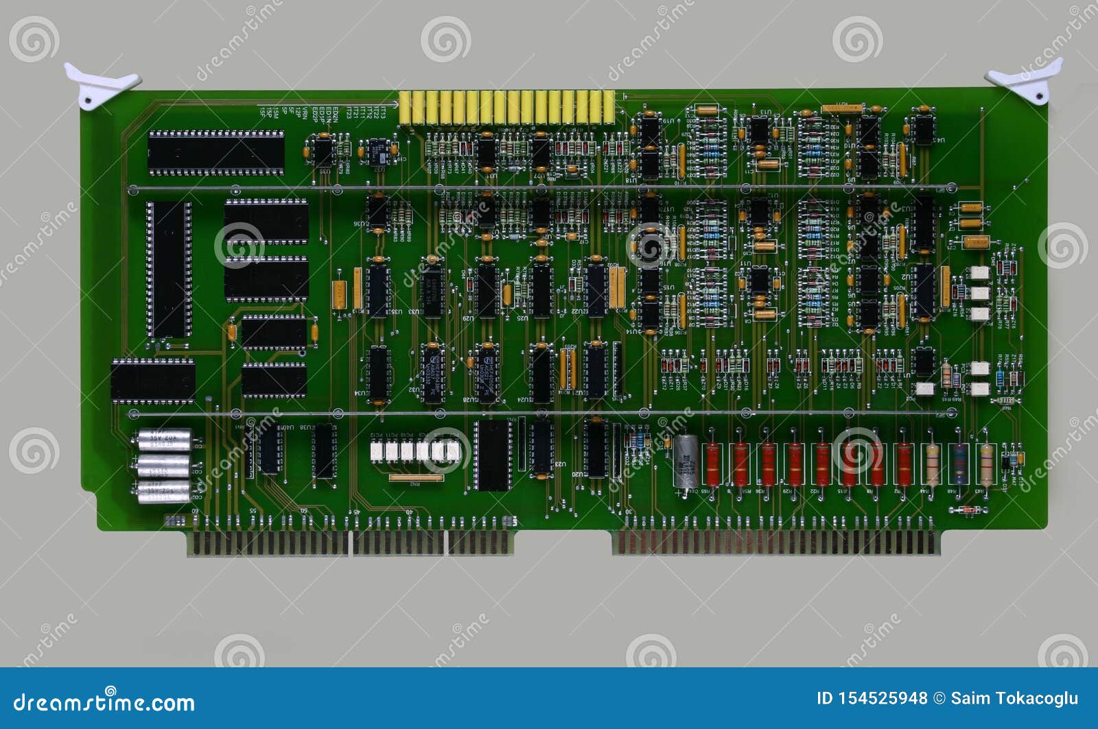 Electronic Board for Computer and Electronic Control Units Stock Photo ...