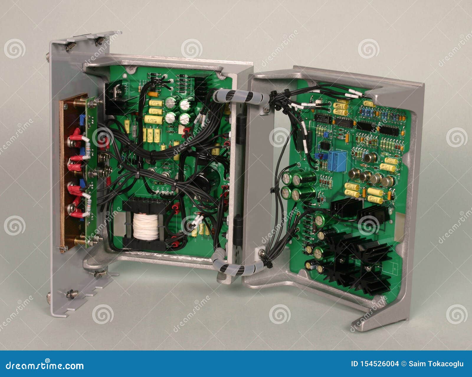 Electronic Board for Computer and Electronic Control Units Stock Photo ...