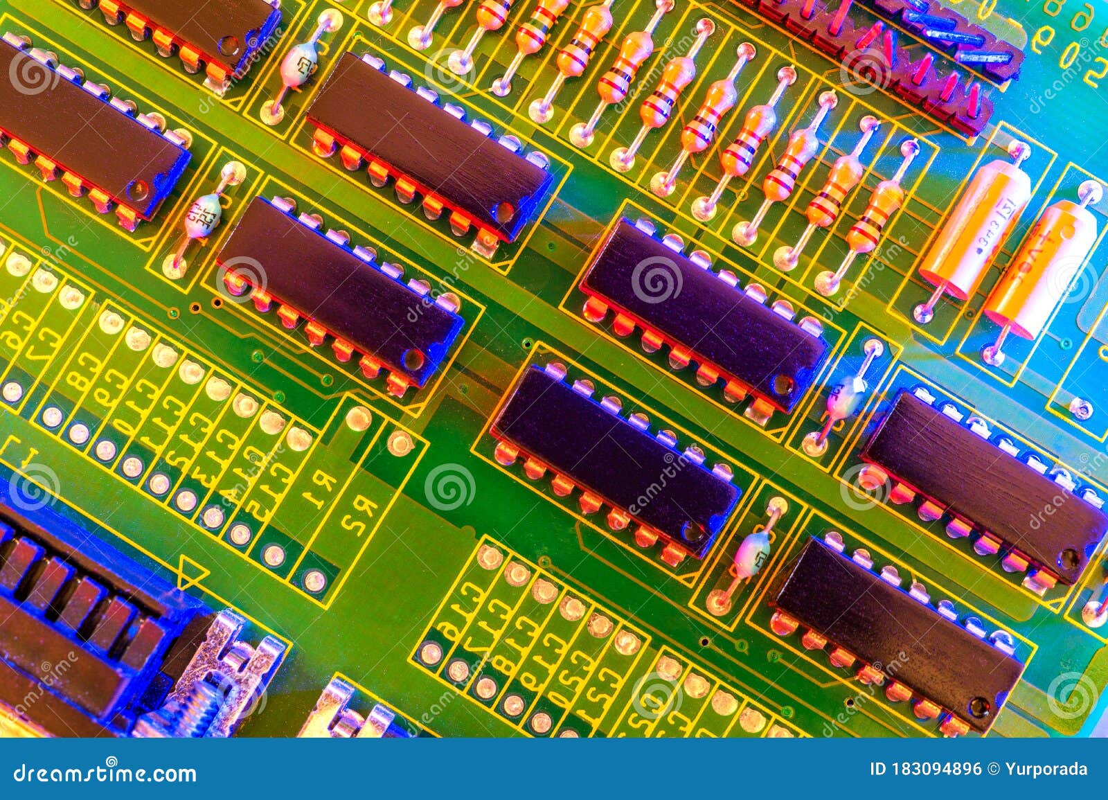 Electronic Board Design, Motherboard Digital Chip, Tech Science ...