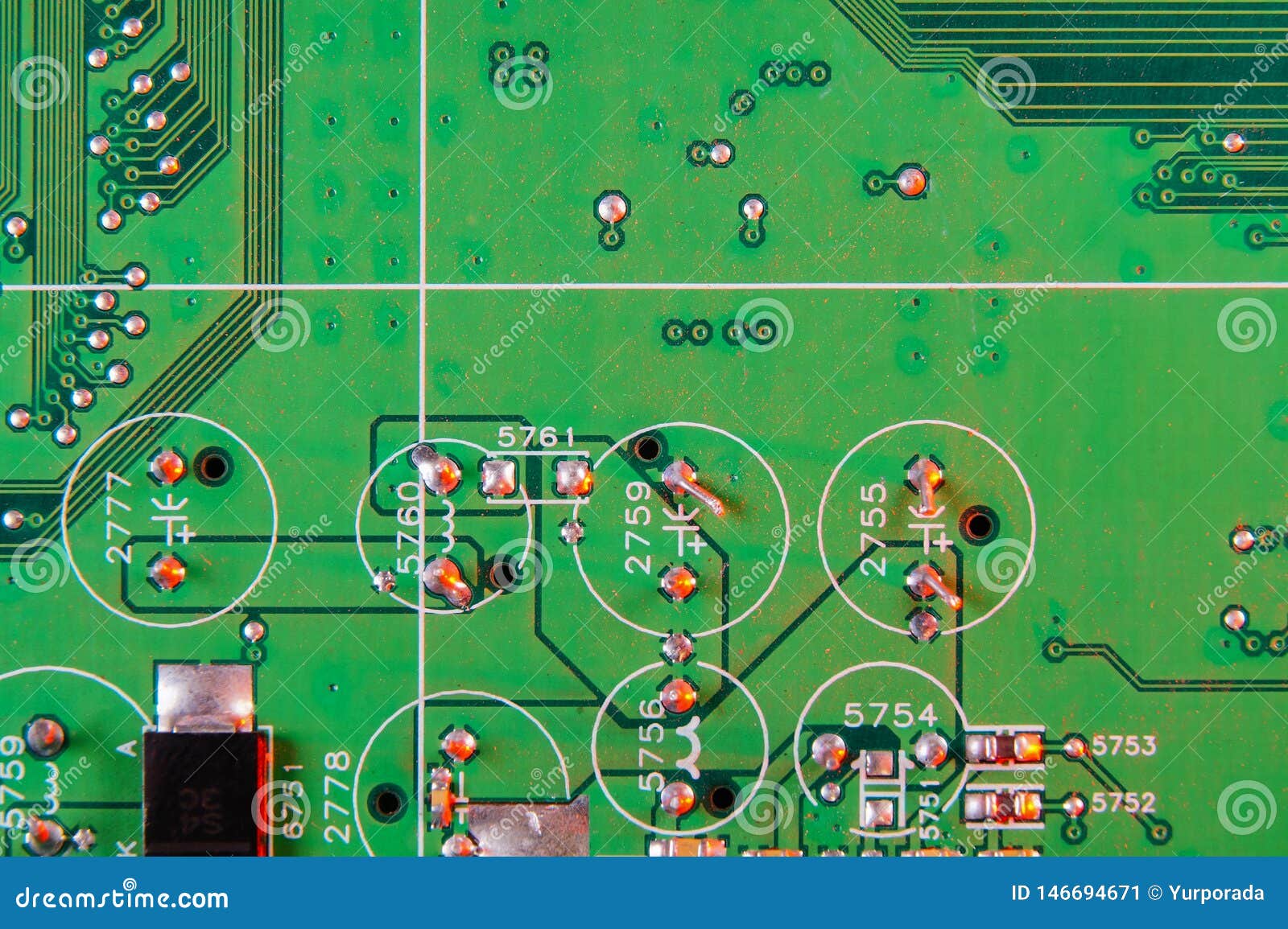 Electronic Board Design, Motherboard Digital Chip. Tech Science ...