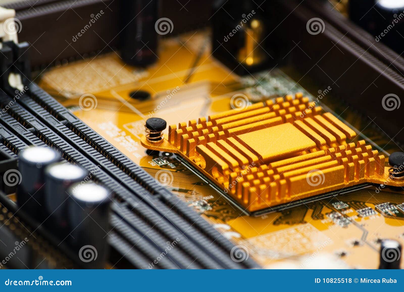 Electronic Board Detail on a Chip Stock Photo - Image of graphic ...