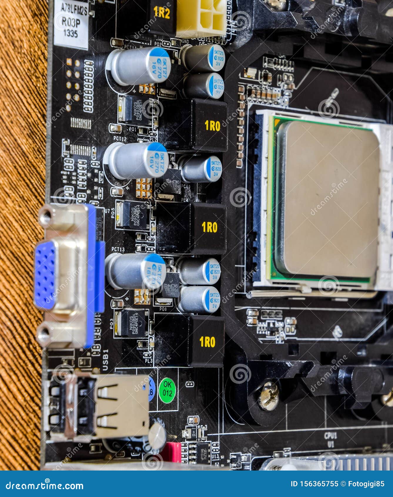 Electronic with Electrical Components. Electronics of Computer ...