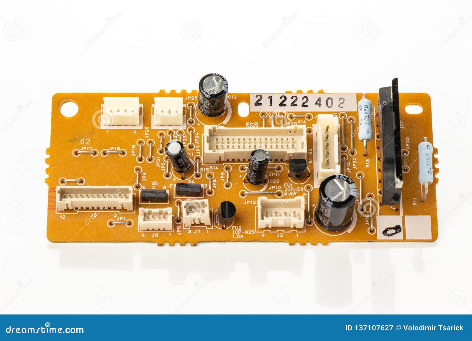 Microcircuits ,transistors Computer Close Photographed. Royalty-Free ...