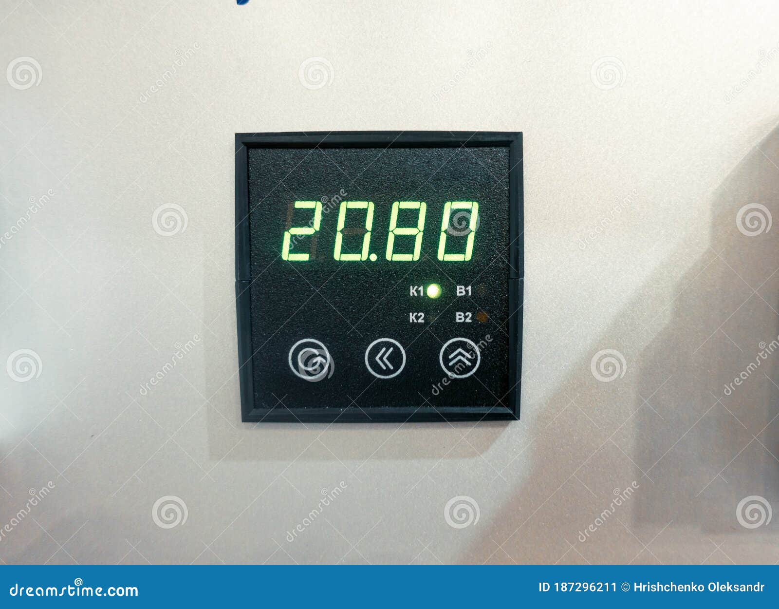 Electronic Board of Measuring Instruments and Regulators Stock Image ...