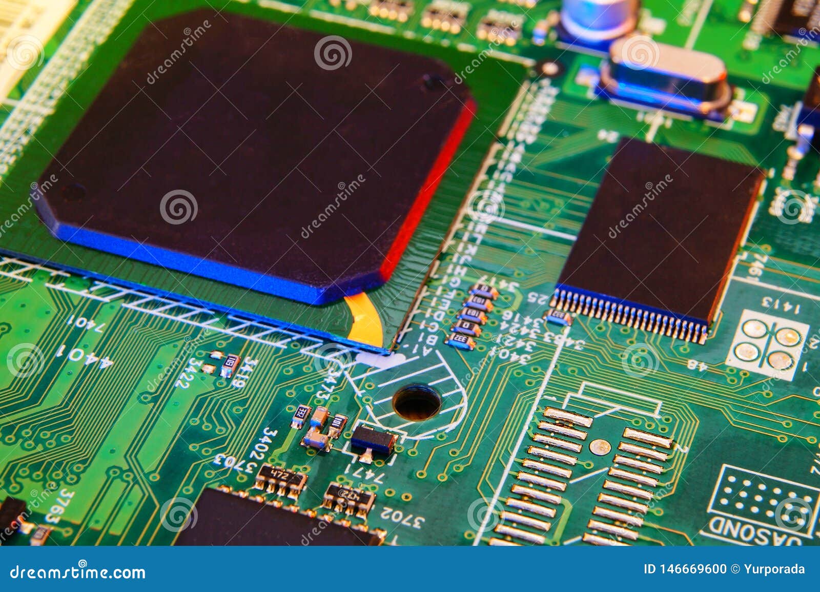 Electronic Board Wallpaper, Motherboard Digital Chip. Tech Science ...