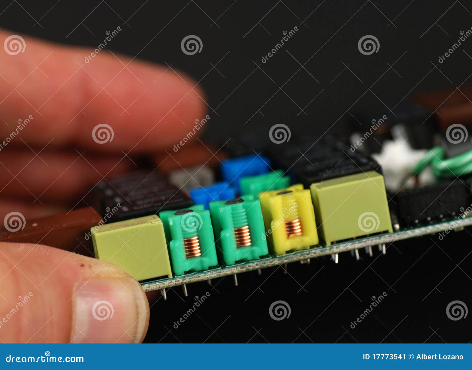 Electronic boards stock image. Image of resistor, board - 17773541