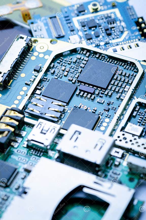 Electronic Boards with Chips, Electronic Components and Precious Metals ...