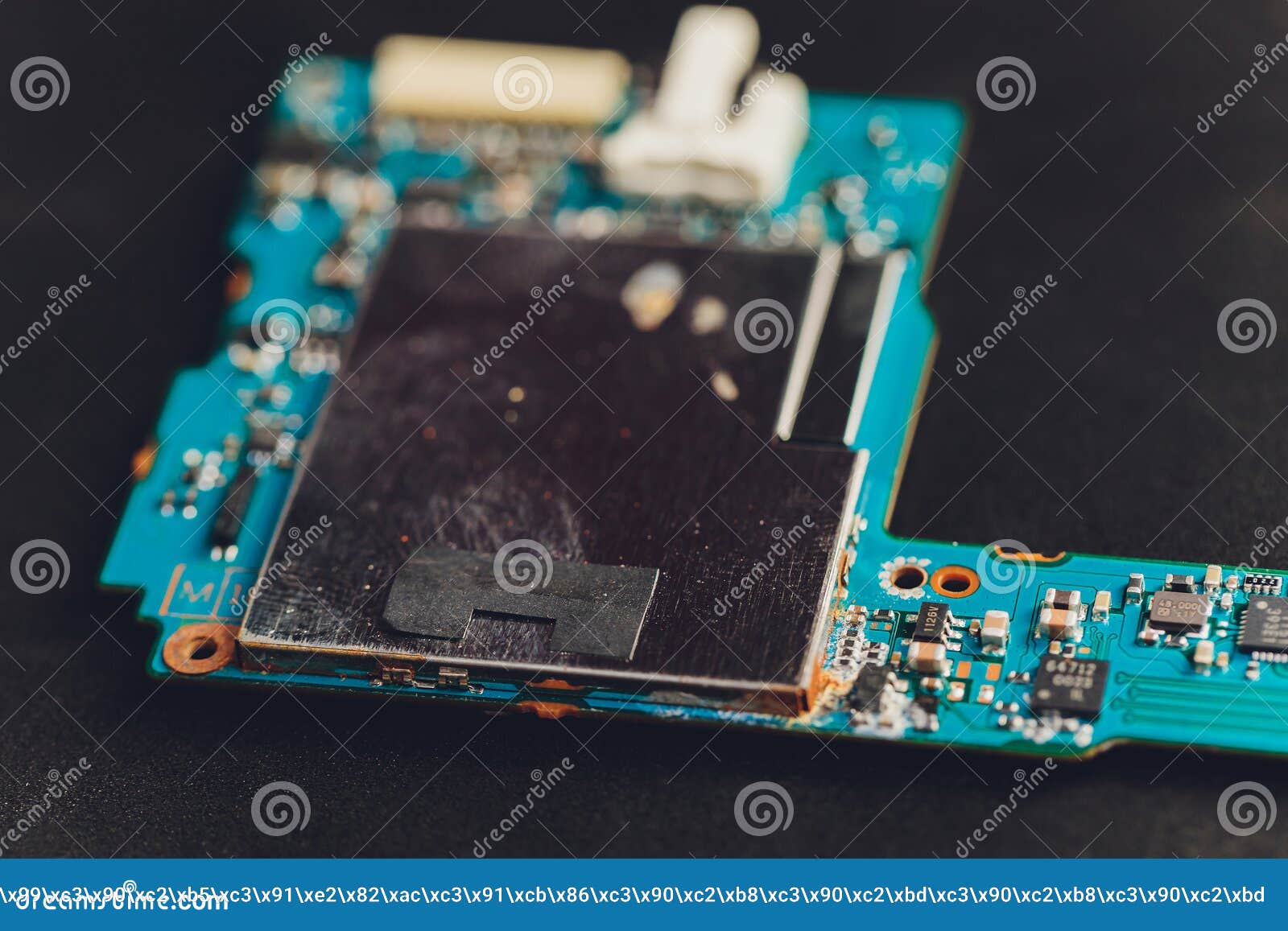 Electronic Boards from a Compact Camera DSLR. Stock Photo - Image of ...