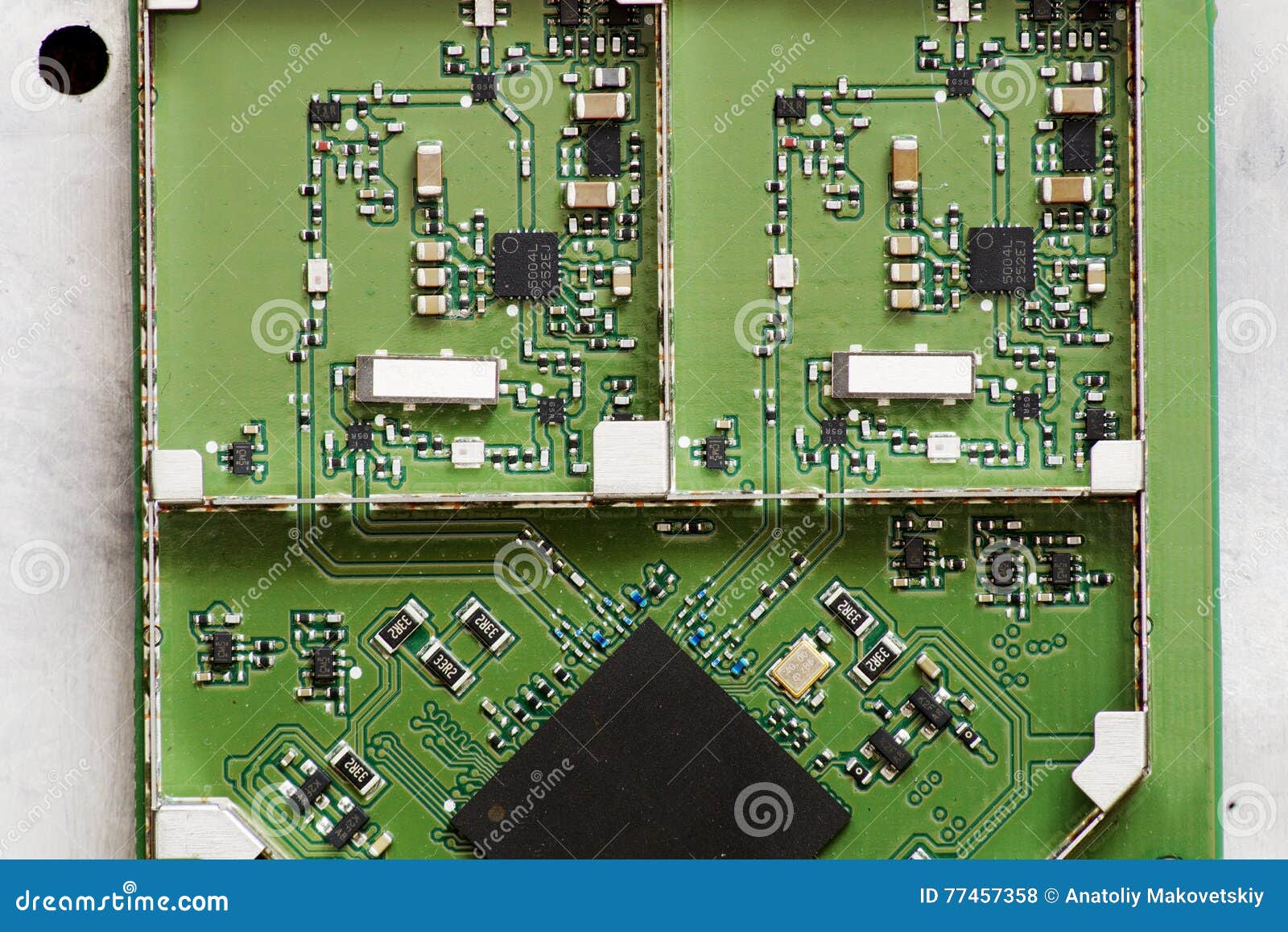 Electronic boards stock photo. Image of mini, resistor - 77457358