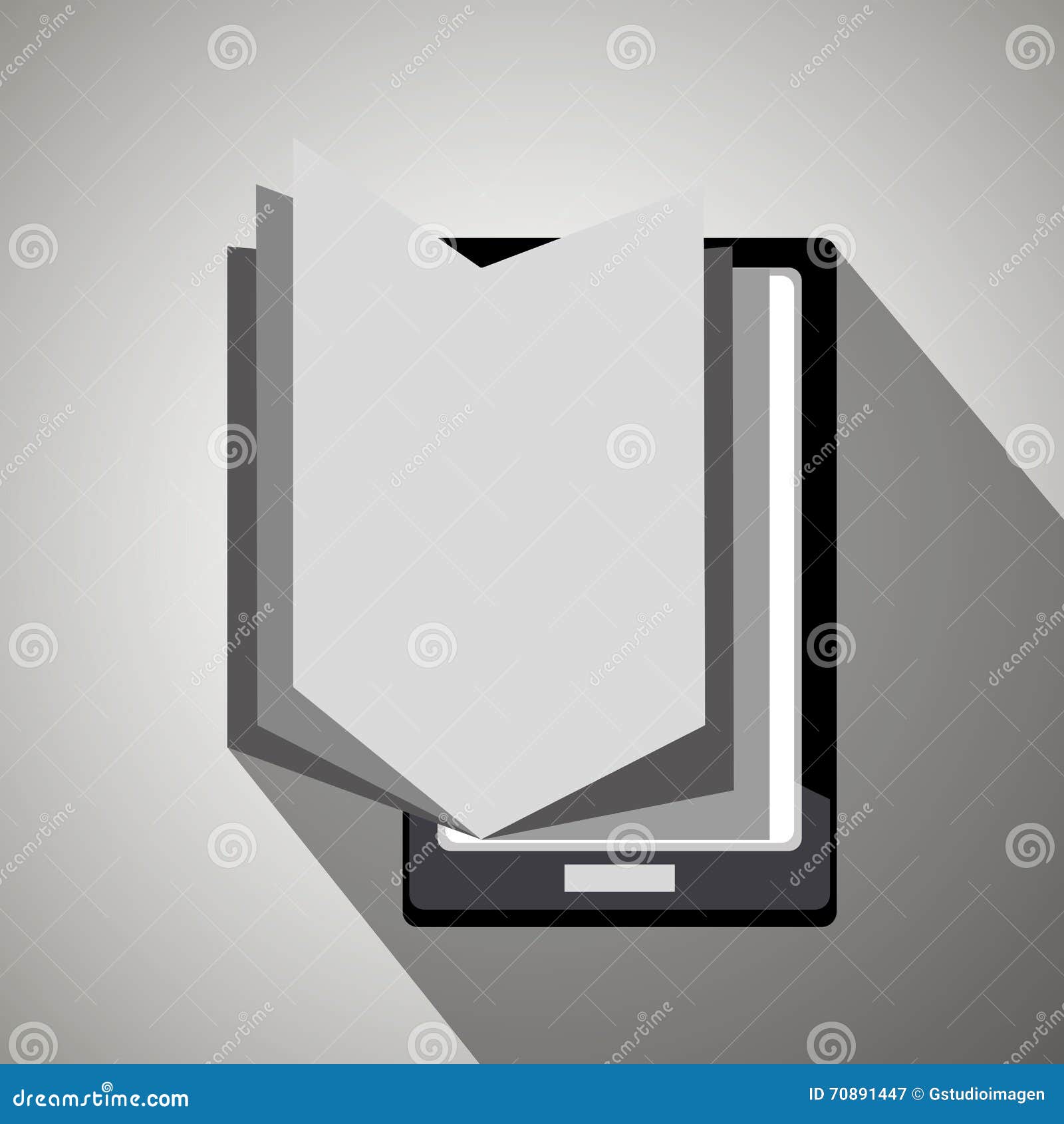 Electronic book design stock illustration. Illustration of background ...