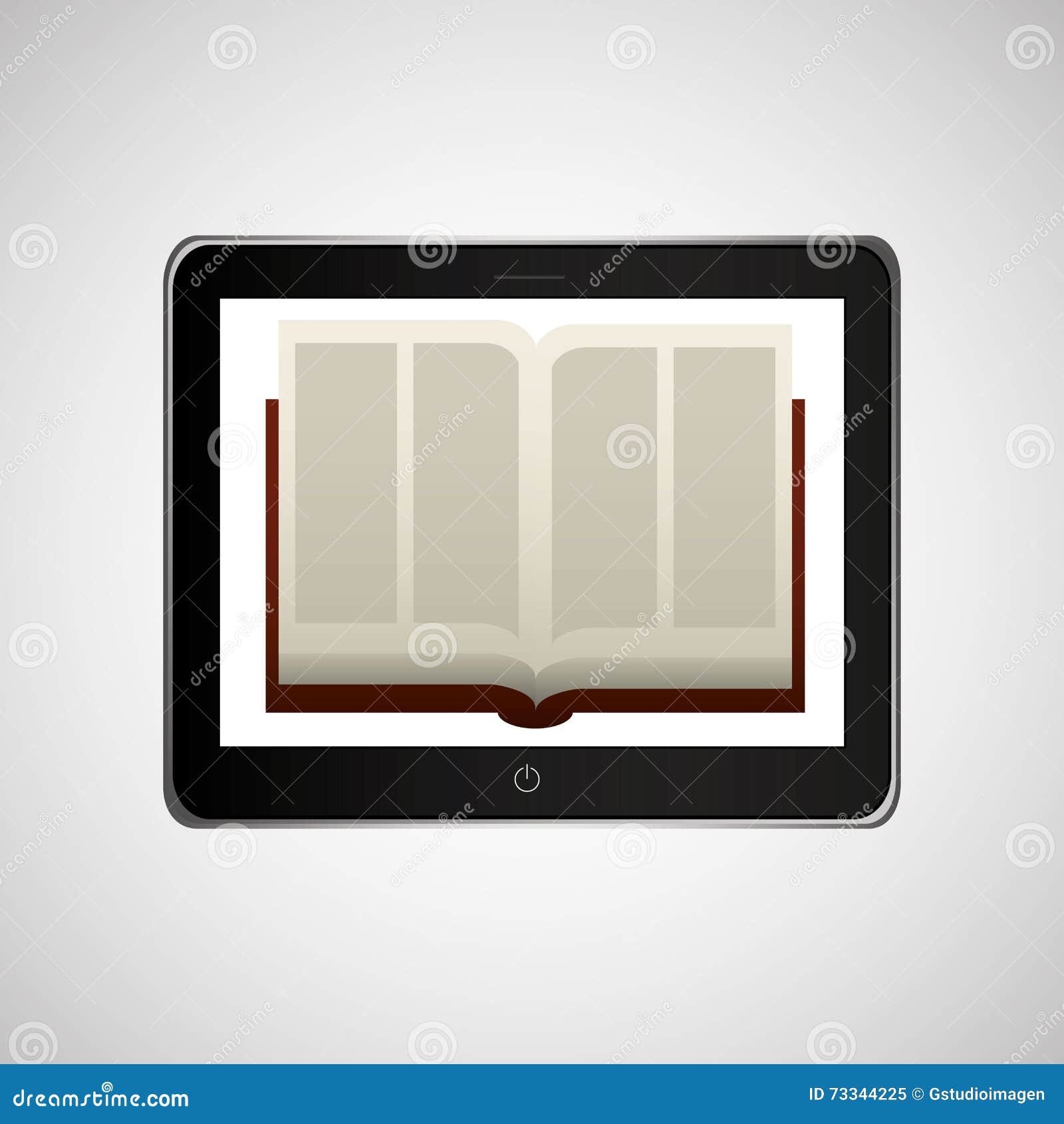 Electronic book design stock illustration. Illustration of digital ...