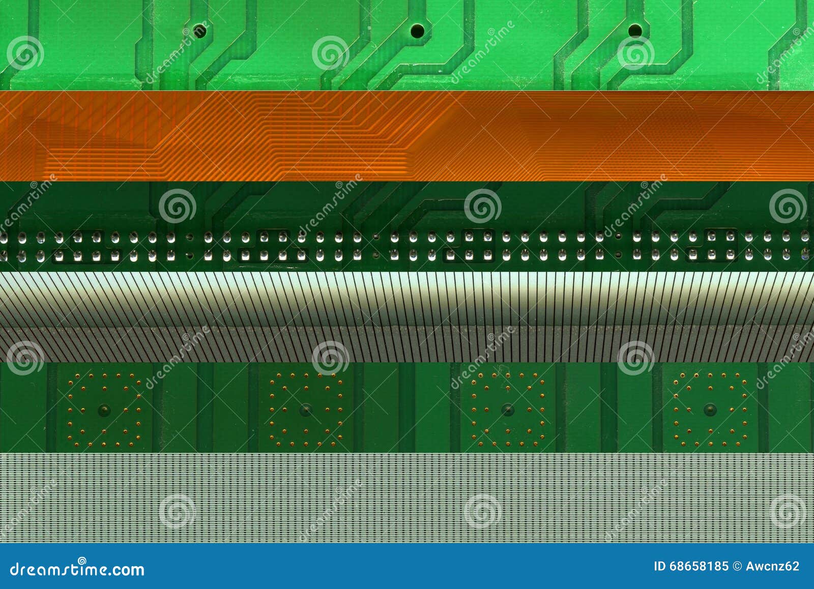 Electronic borders stock image. Image of metal, electrical - 68658185