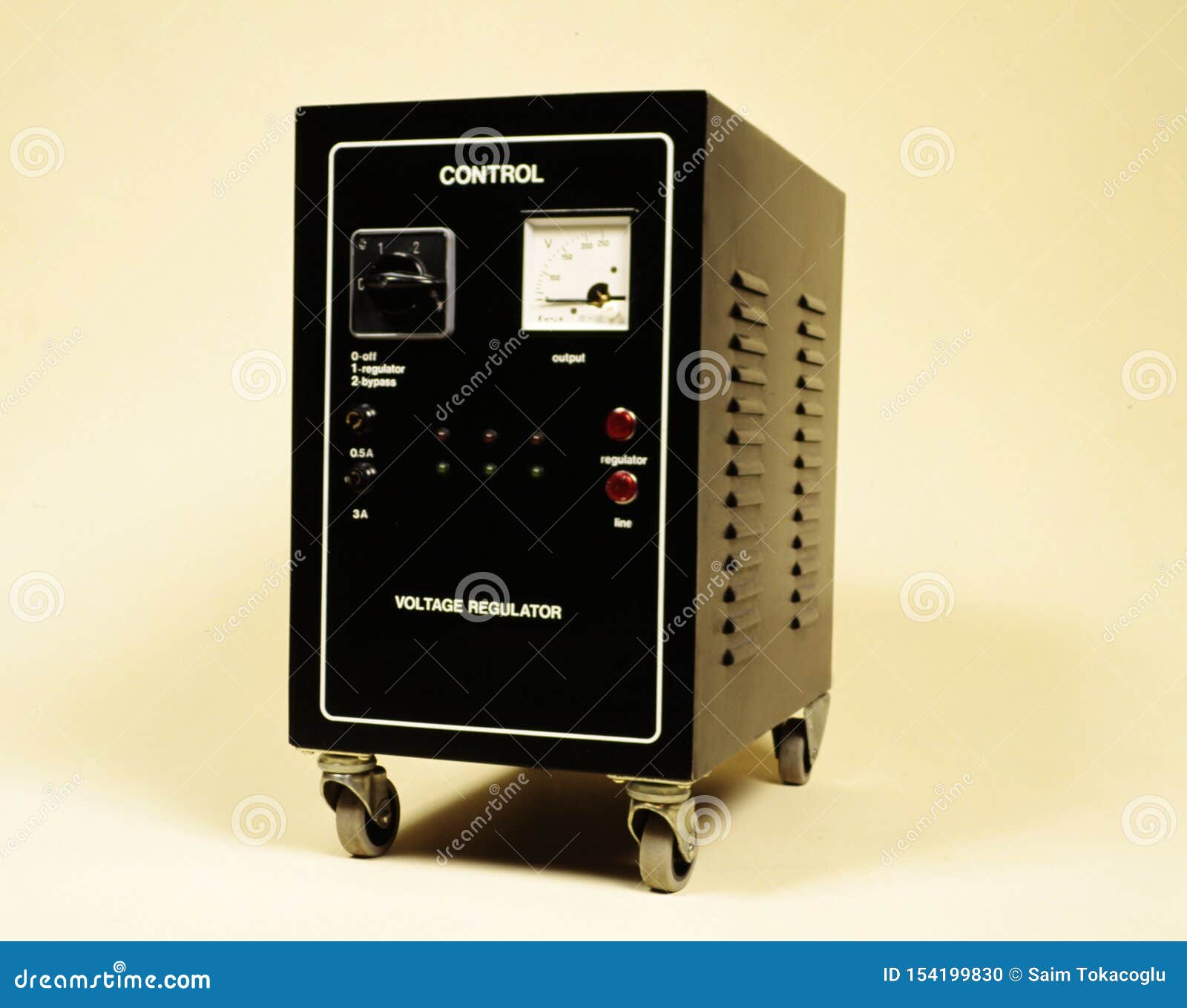 Electronic Box for Electrical Systems Stock Photo - Image of voltage ...