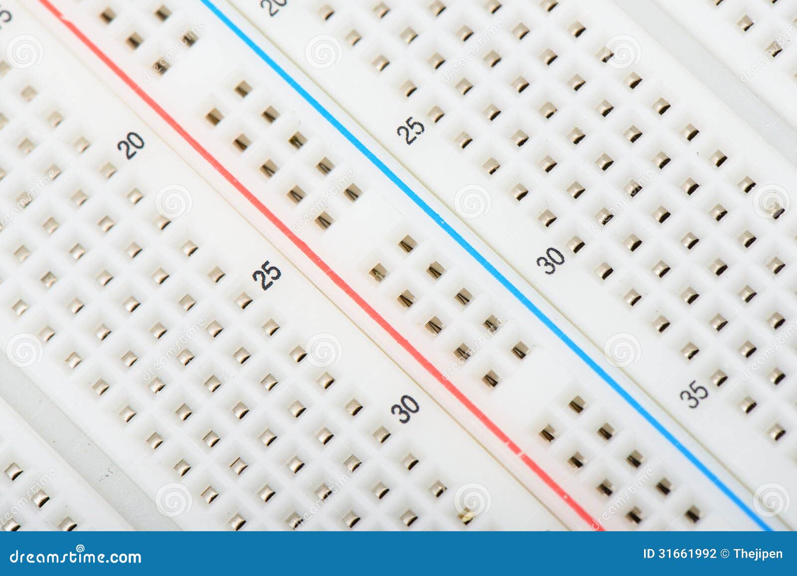 Electronic Breadboard stock photo. Image of breadboard - 31661992