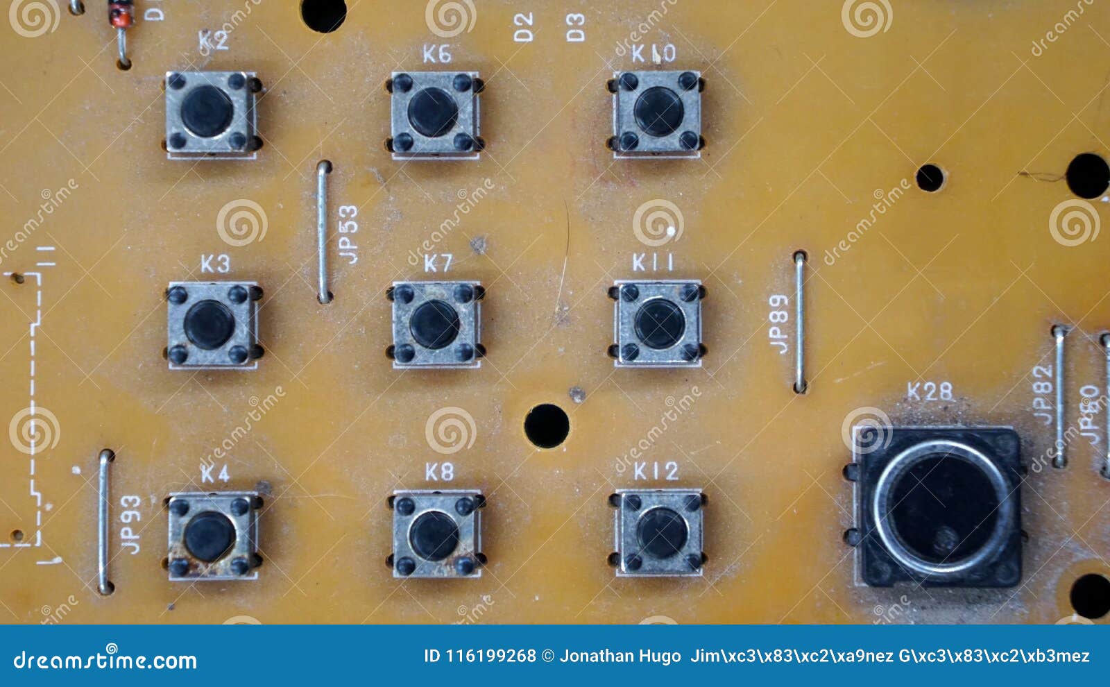 Electronic Buttons Texture Background Stock Photo - Image of sizes ...