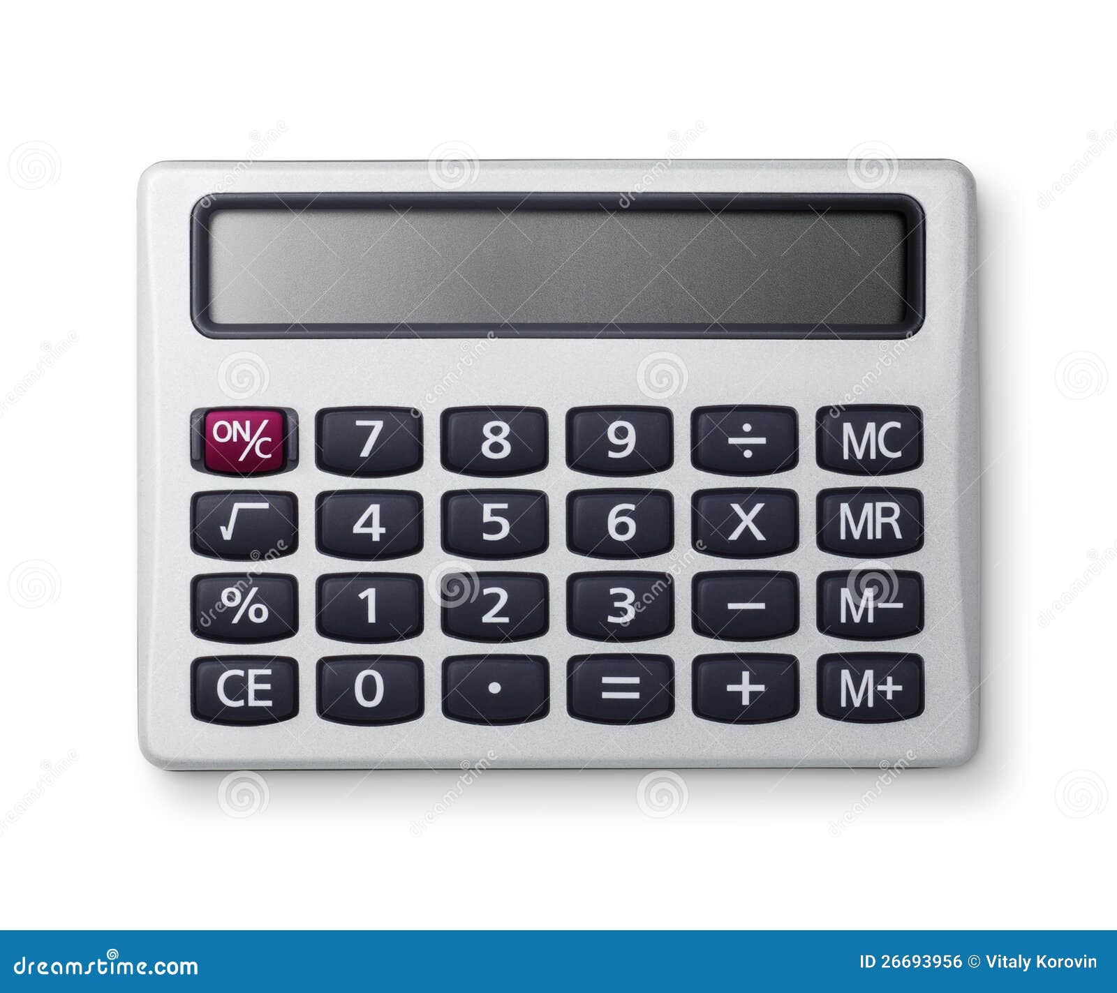 Electronic calculator stock photo. Image of isolated - 26693956