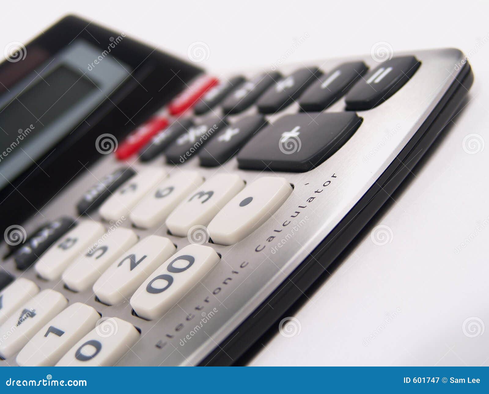 Electronic Calculator stock image. Image of budget, management - 601747
