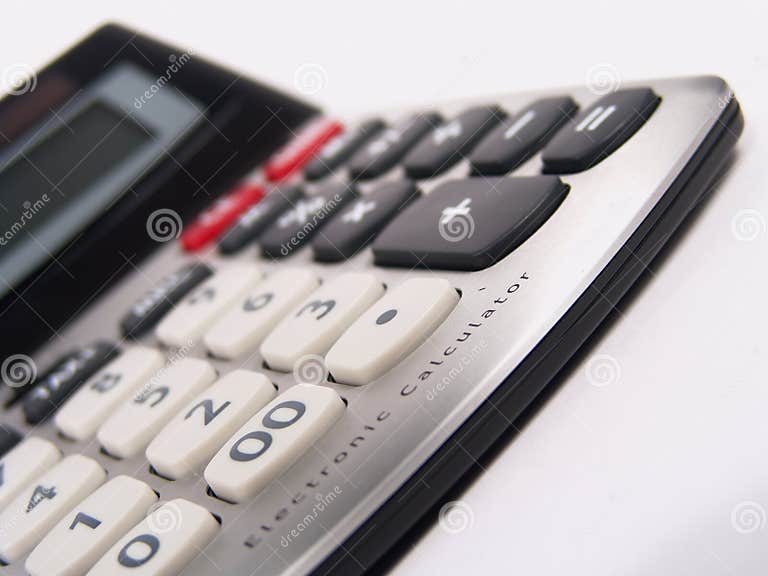 Electronic Calculator stock image. Image of budget, management - 601747