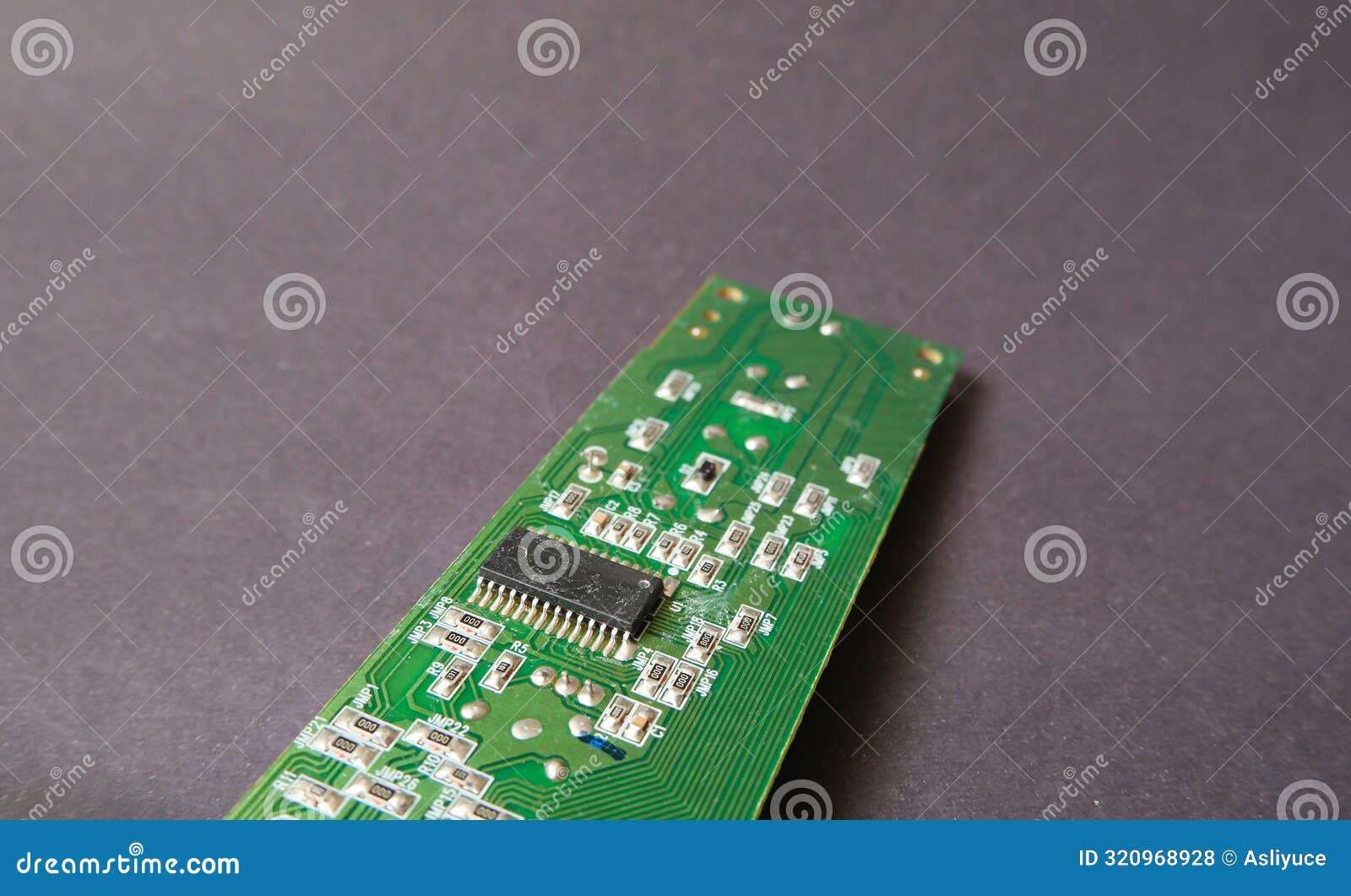 Electronic Card with an Integrated Circuit Stock Photo - Image of data ...