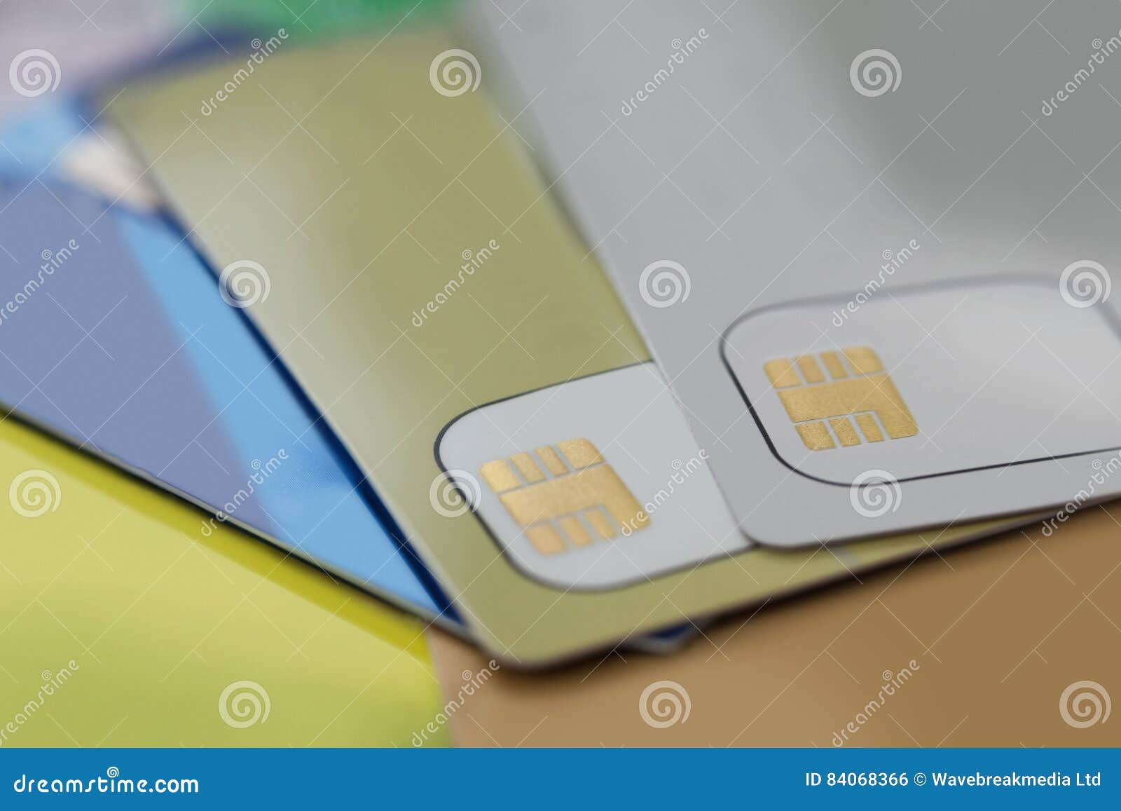 Electronic Cards with Micro Chip Stock Photo - Image of smart, micro ...